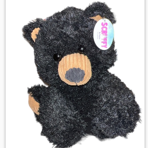 Fiesta | Toys | Fiesta Scruffy Teddy Bear Black Plush Stuffed Animal ...